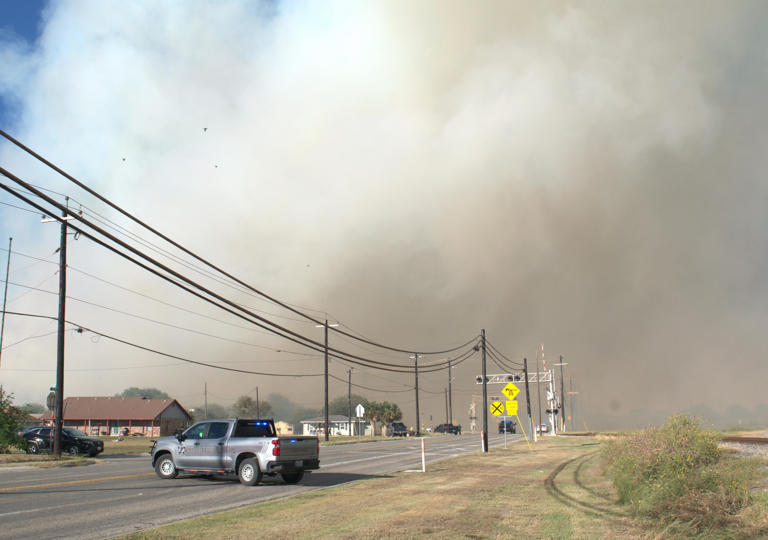 14-acre fire in Gregory that spread to cotton fields about 90% contained