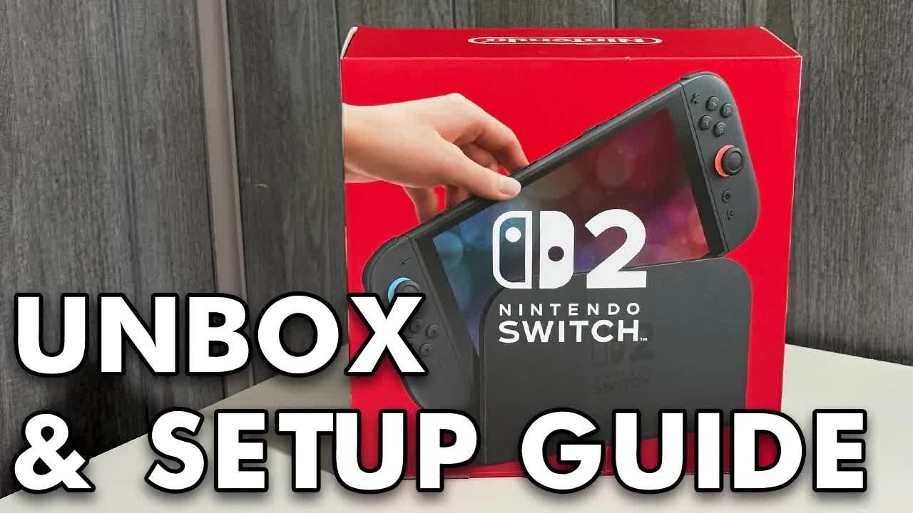 Nintendo Switch 2 unboxing & setup guide
