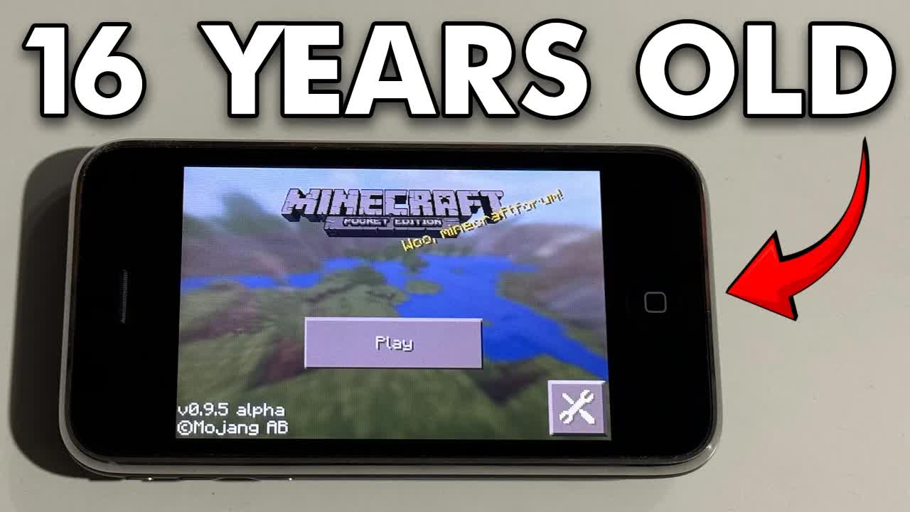 Running Minecraft on a 16 year old iPhone
