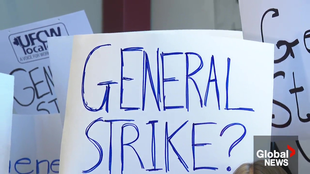 Alberta unions threaten general strike, declare intent to bring down ...