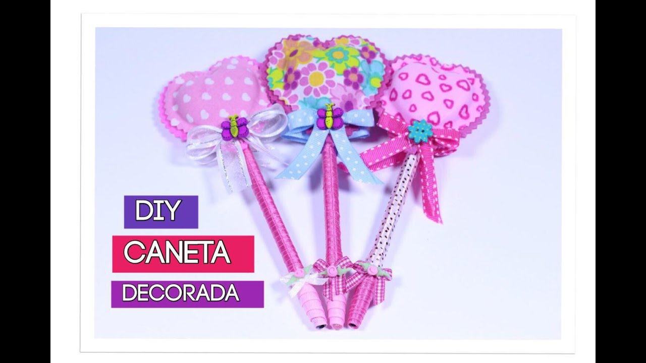 Caneta decorada para o Dia das Mães #2