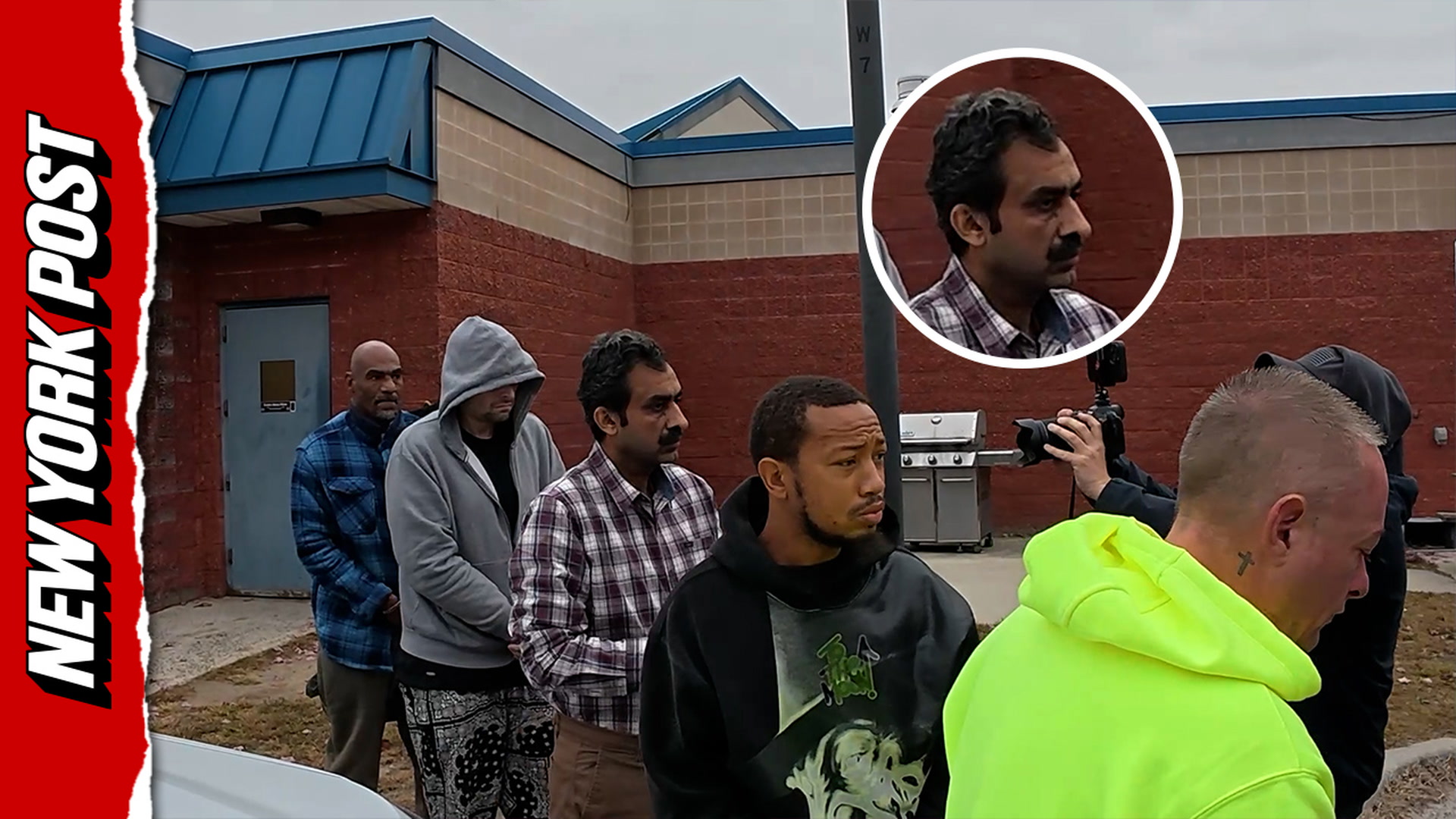 Aqeel Ahmad, fourth from the back with mustache, is walked out of the ...