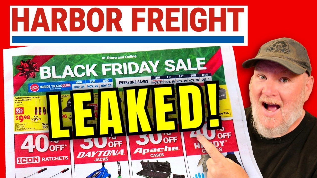 Leaked Harbor Freight Black Friday Sale 2025! EXCLUSIVE!