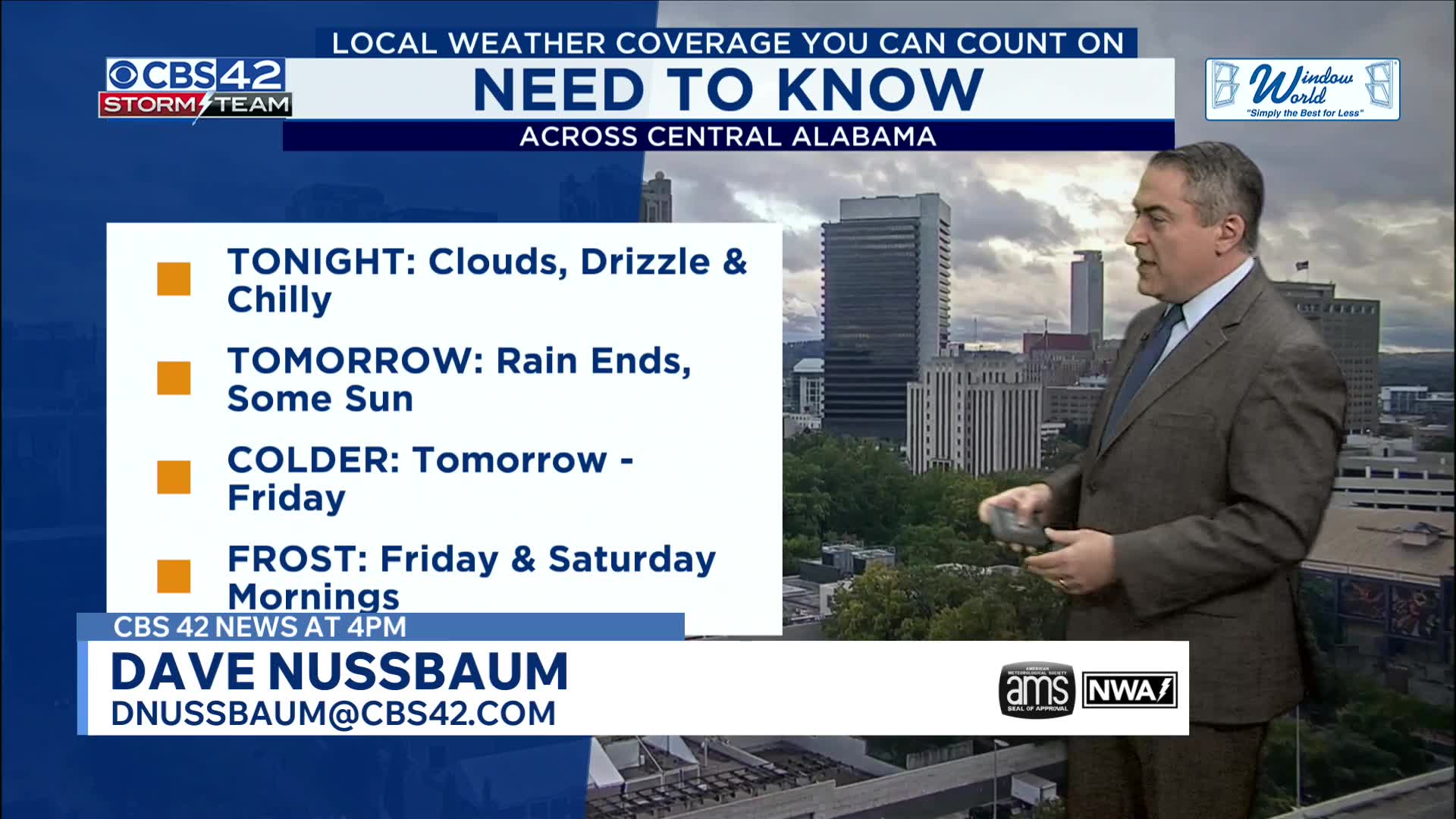 Cold Snap Incoming! Frost, Sunshine & a Chilly Halloween Night - CBS 42 ...