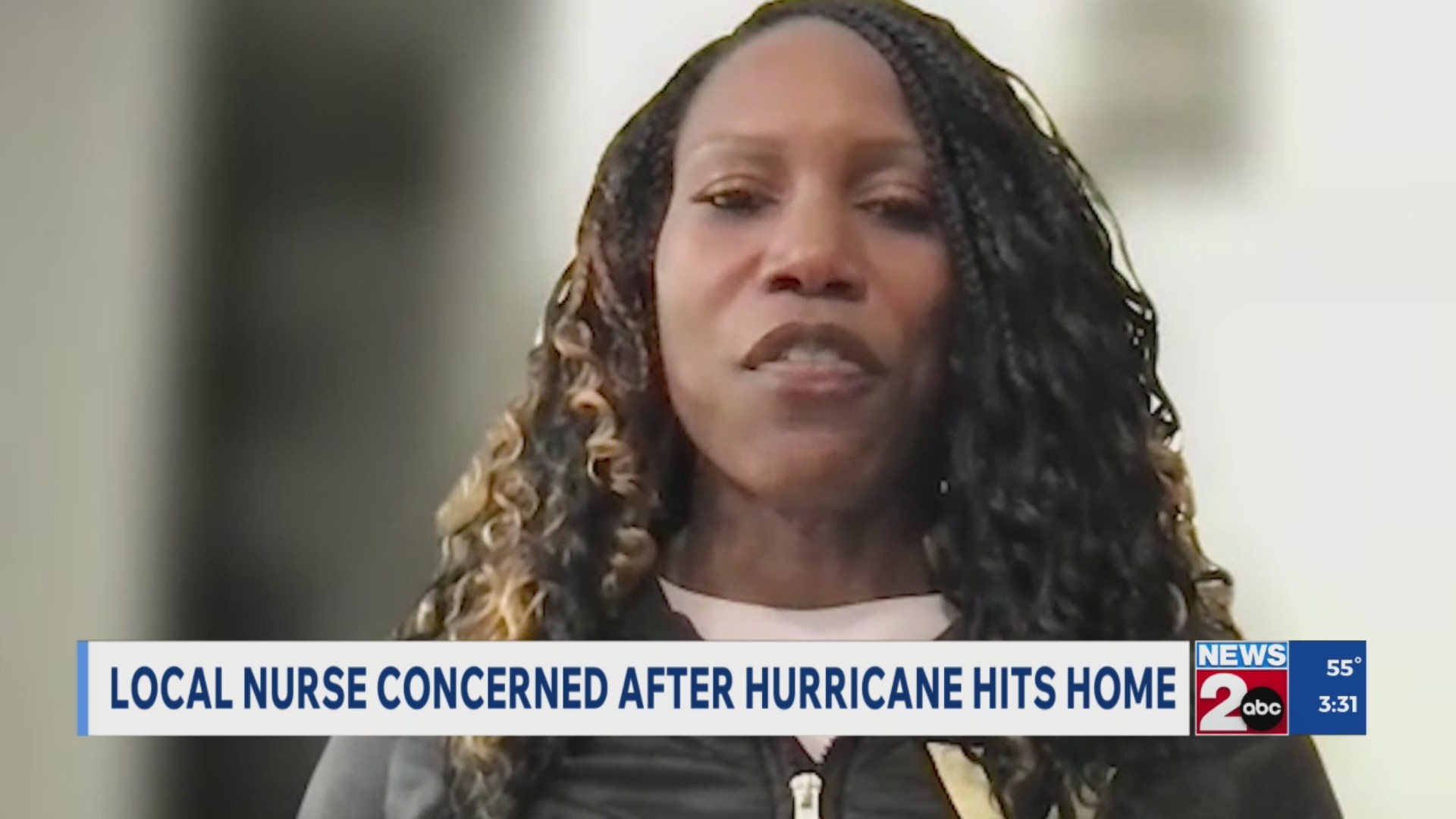 Local nurse concerned after hurricane hits home