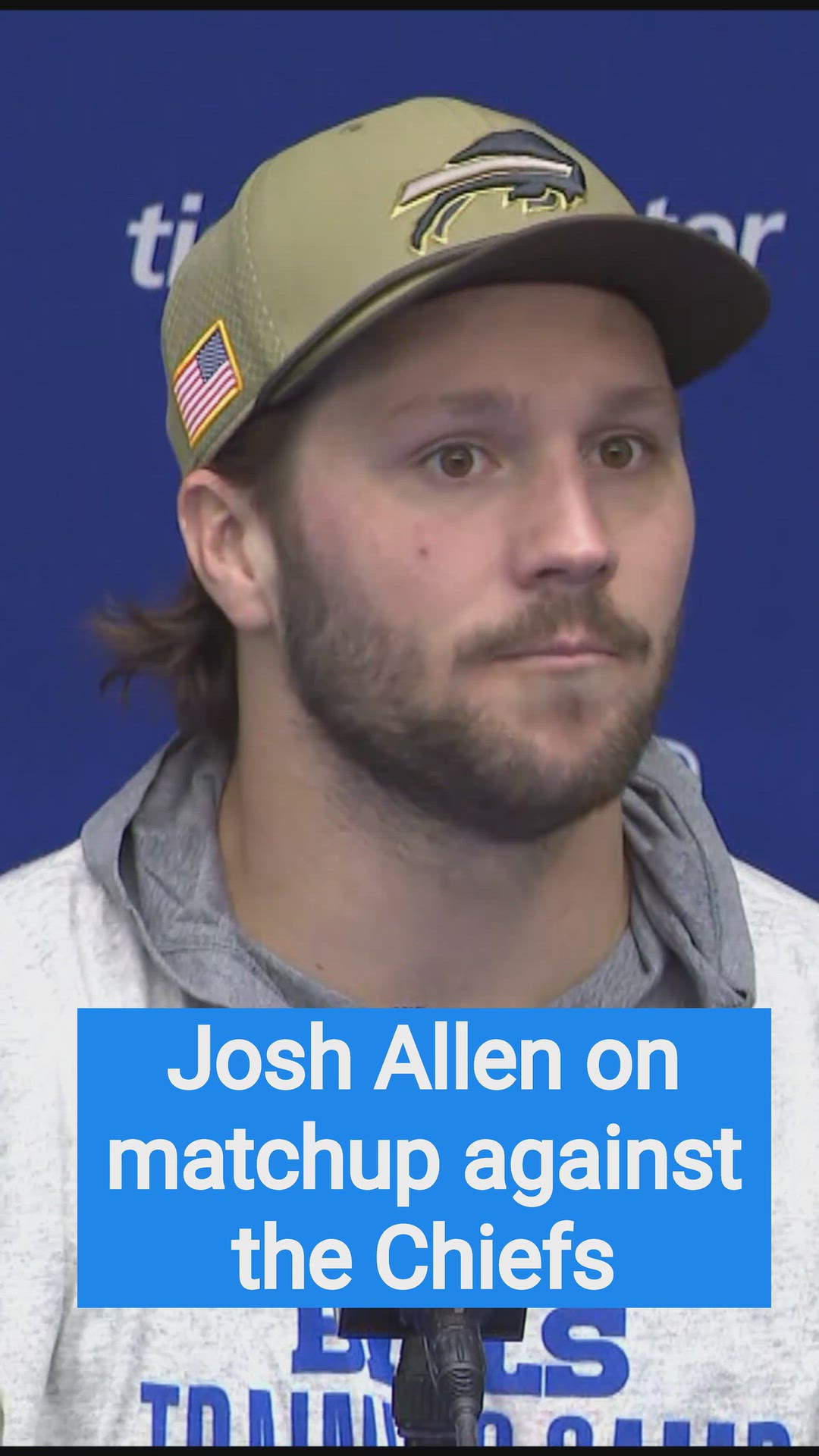 Josh Allen on upcoming game against the Chiefs