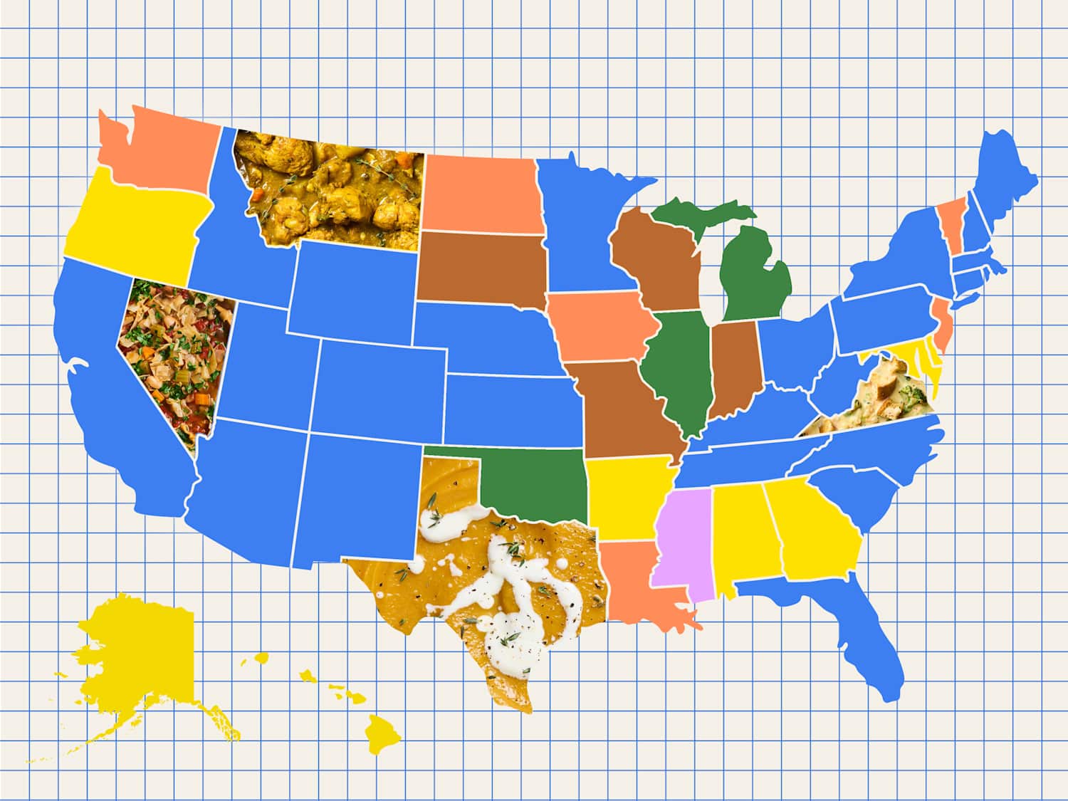 This Map Shows the Most Popular Meals for Dinner In Every U.S. State