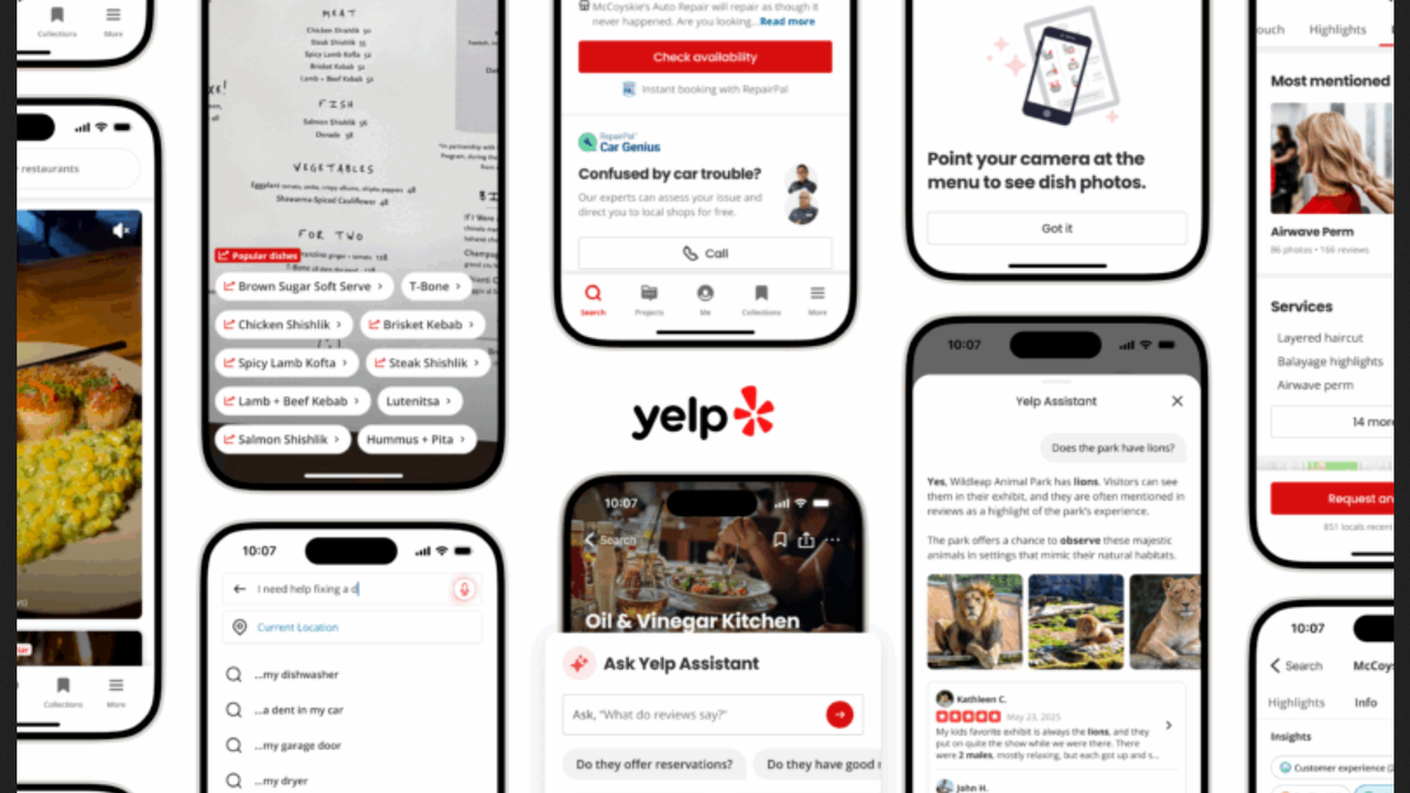 Yelp is boosting AI features despite the appeal of its user reviews.