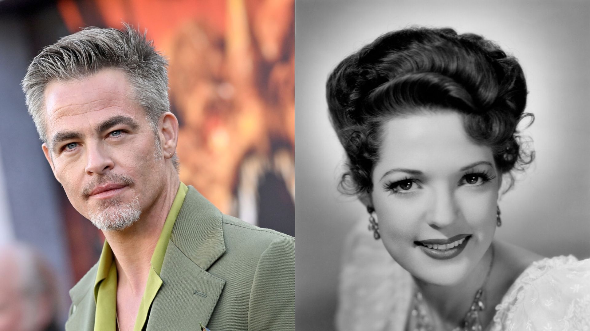 The fabulous life of Chris Pine's grandmother — 1940s scream queen and ...