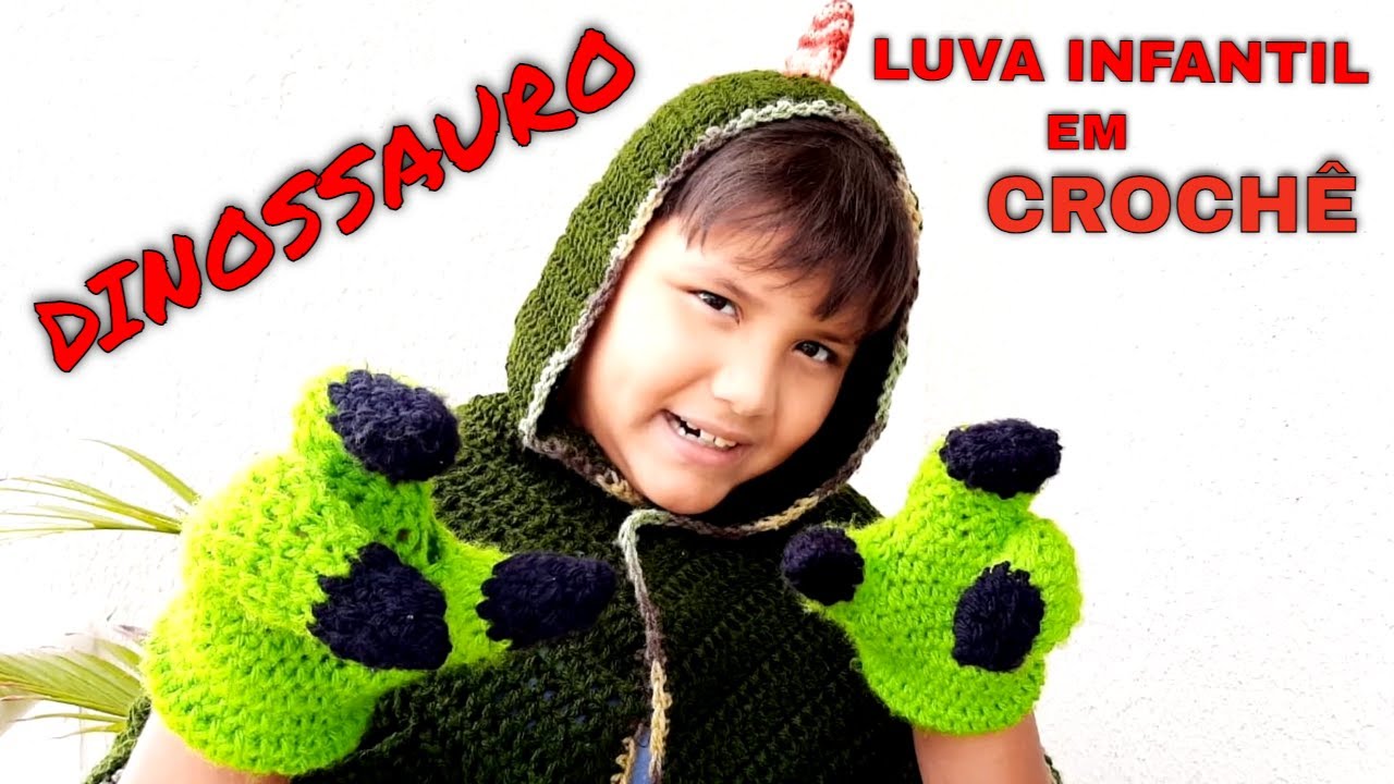 Luva Infantil Fácil Crochê