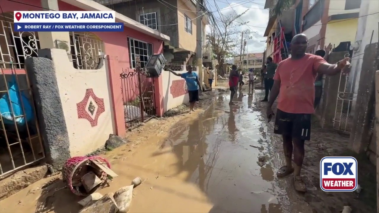 In the heart of a devastated Montego Bay, Jamaica, residents struggle ...