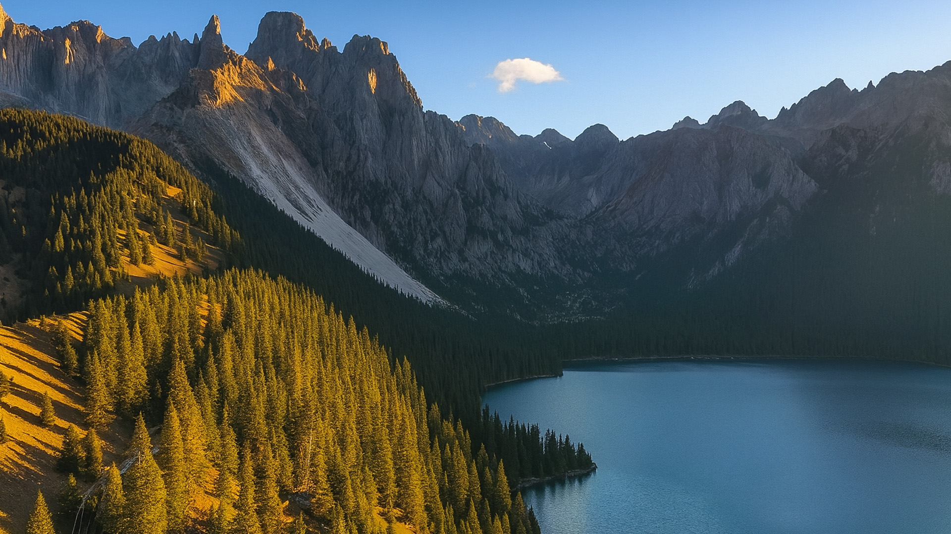 The Mountains That Shine Like Gold