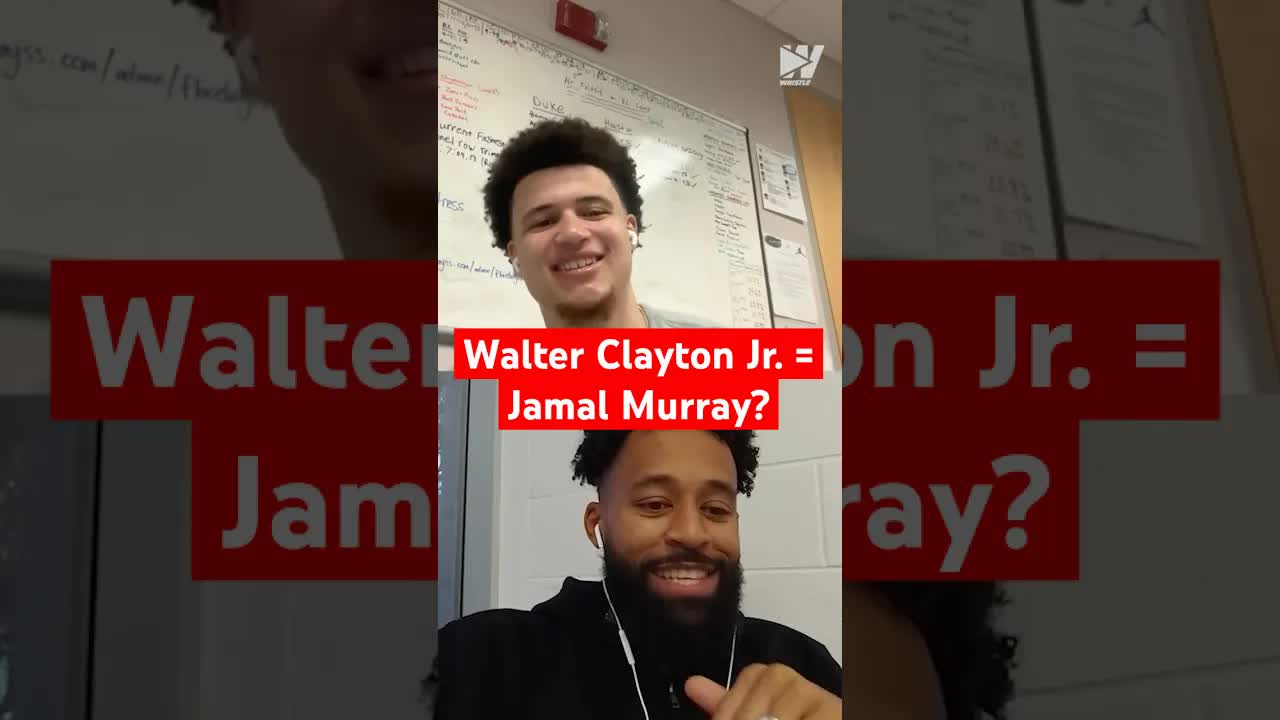 walter clayton jr. inspired by jamal murray, donovan mitchell and steph ...