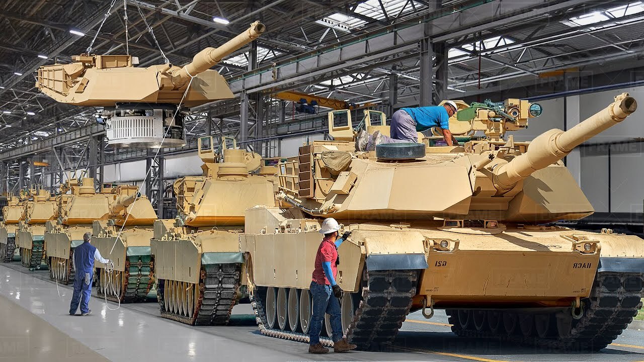 How the US Army Rebuilds Its Powerful M1 Abrams Tanks Inside Massive ...