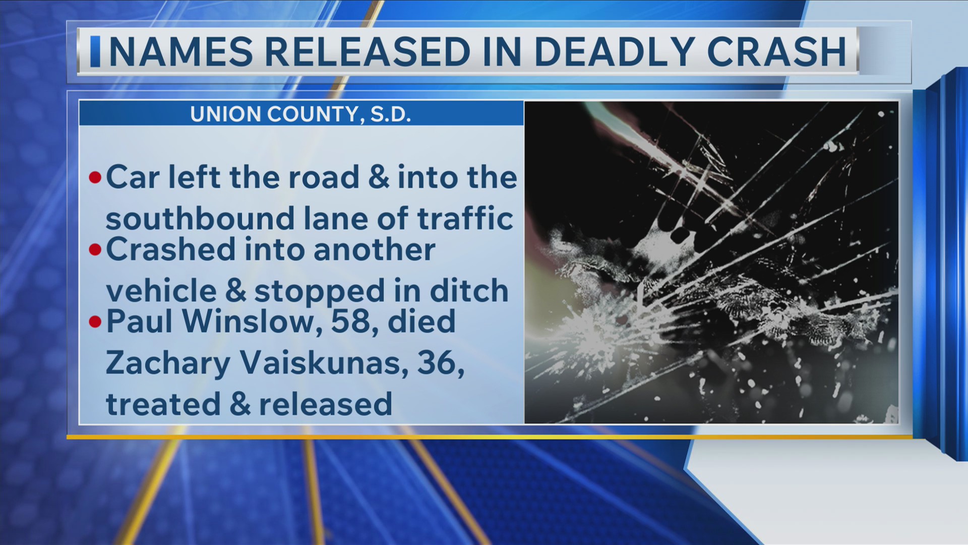 Names Released in Deadly Union County Crash
