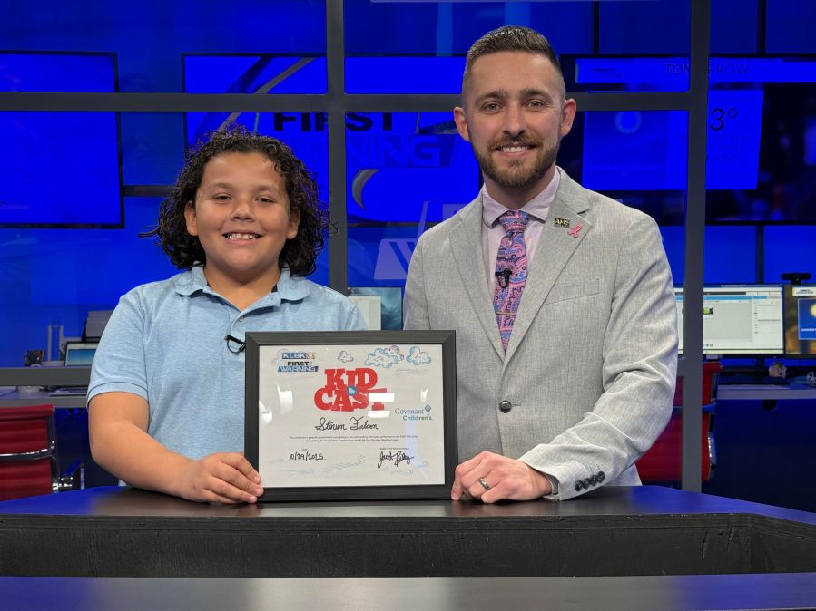 Steven Falcon is This Week’s Newest KLBK KidCaster!