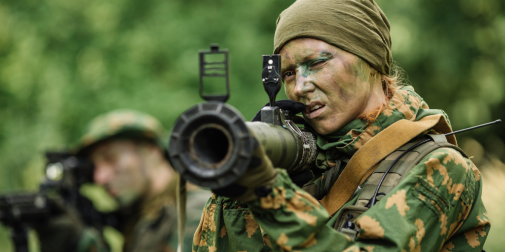 Russia deploys female assault troops amid military strain