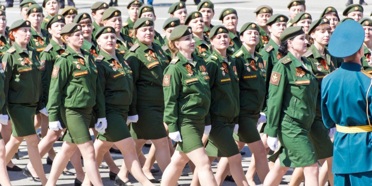 Russia deploys female assault troops amid military strain