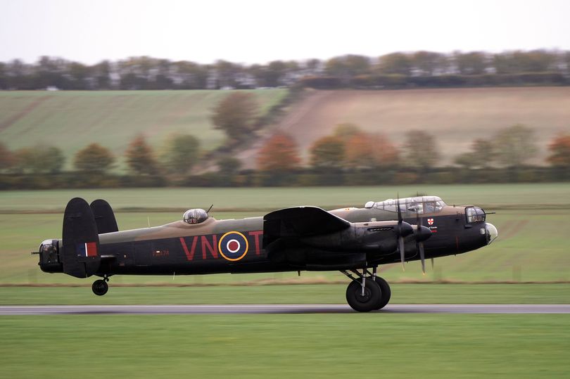 Last flying Lancaster bomber in UK comes to Cambridgeshire for maintenance