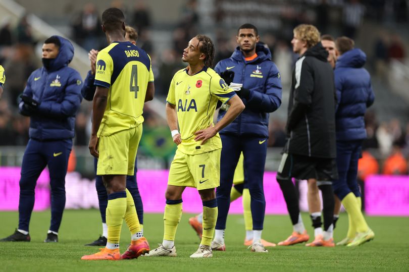 What Xavi Simons shouted at fourth official during angry Tottenham ...