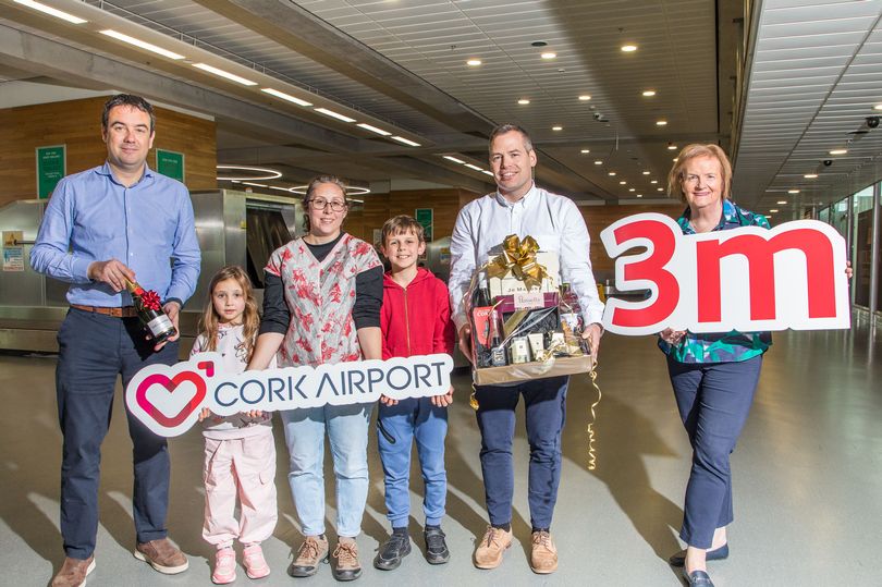 London woman welcomed to Cork as airport's 3,000,000th passenger