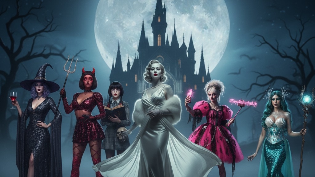No tricks, just chic: Halloween looks that'll haunt in a good way