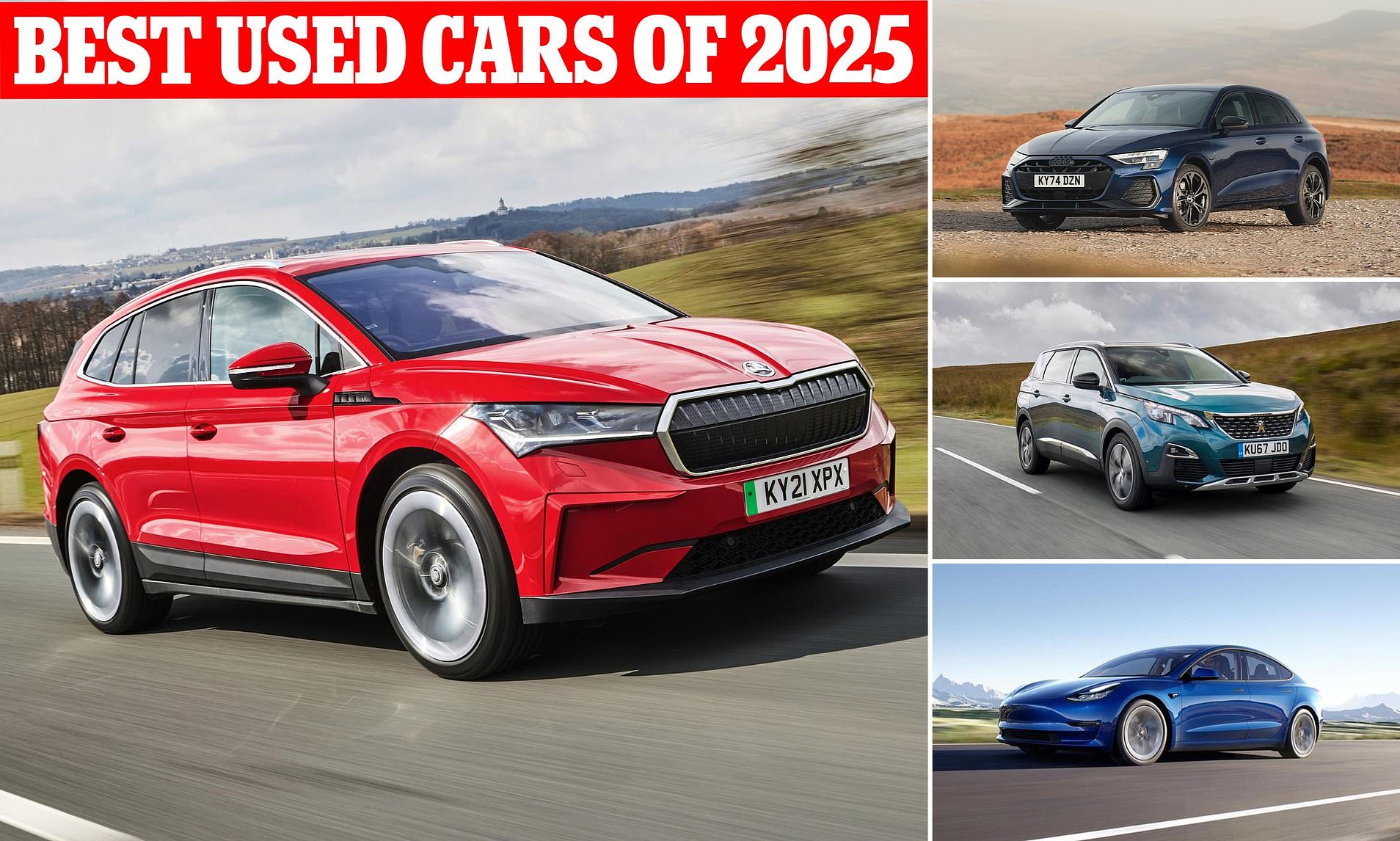 The best used car is ELECTRIC! Skoda EV takes second-hand motor crown