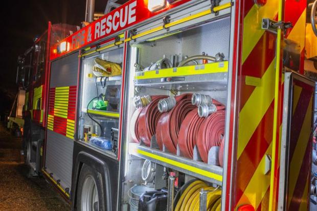 Firefighters called to tackle out-of-control bonfire in town