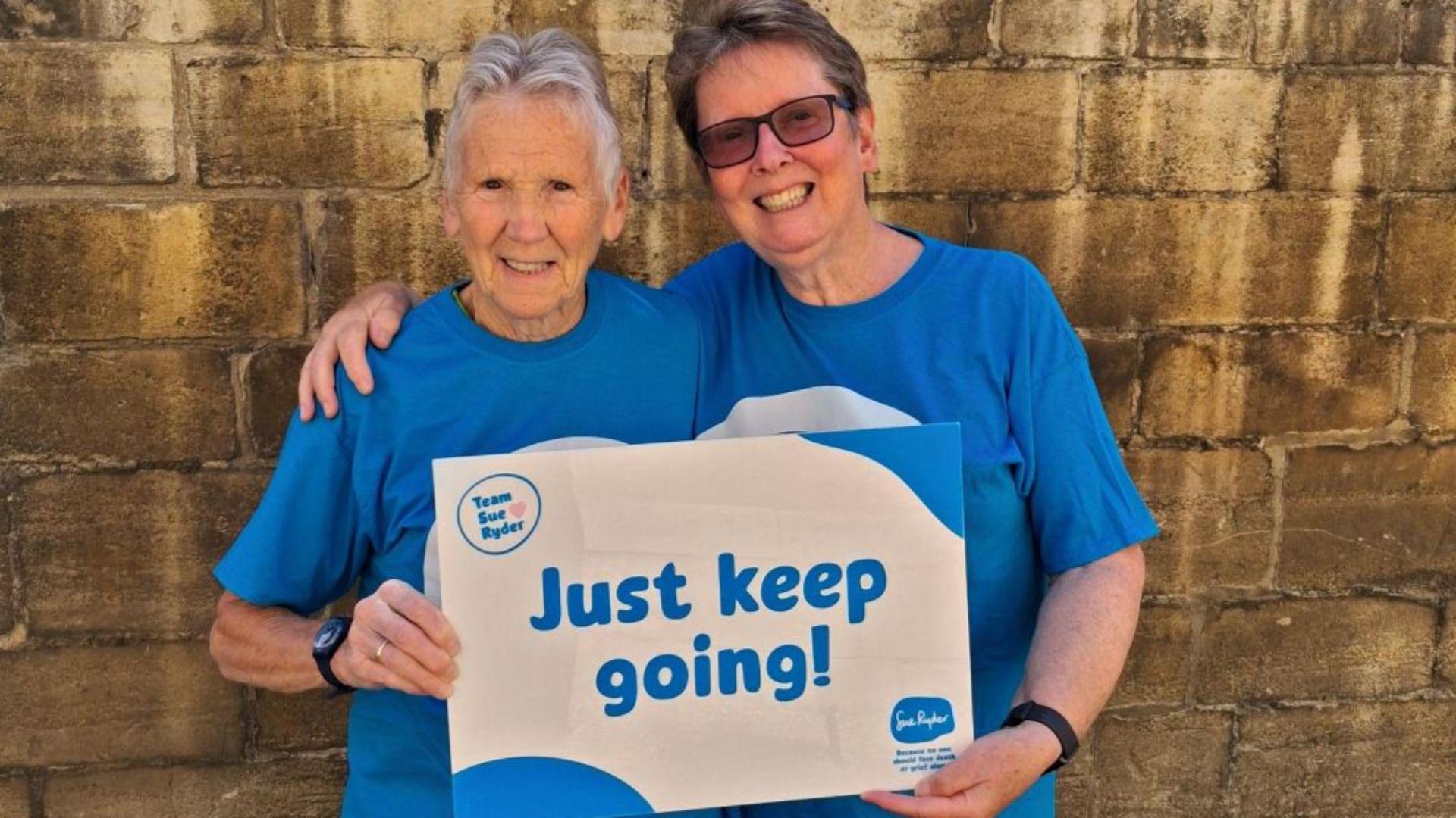 Bushfield bowlers walk St Cuthbert’s Way for Sue Ryder