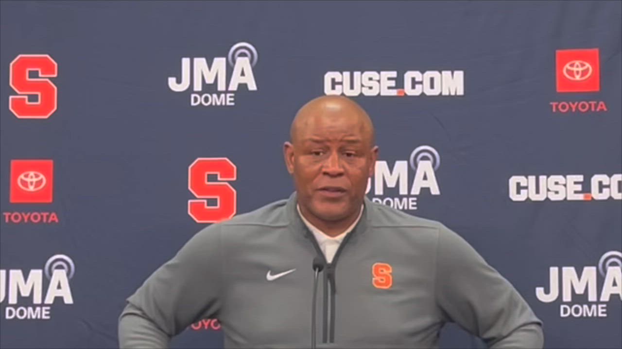 Adrian Autry after Syracuse defeats Pace