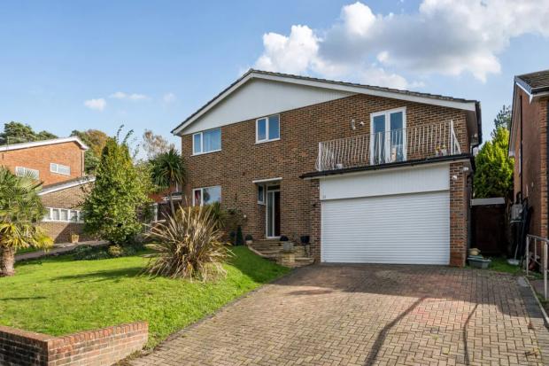 Detached house with conservatory and balcony on sale for £630,000