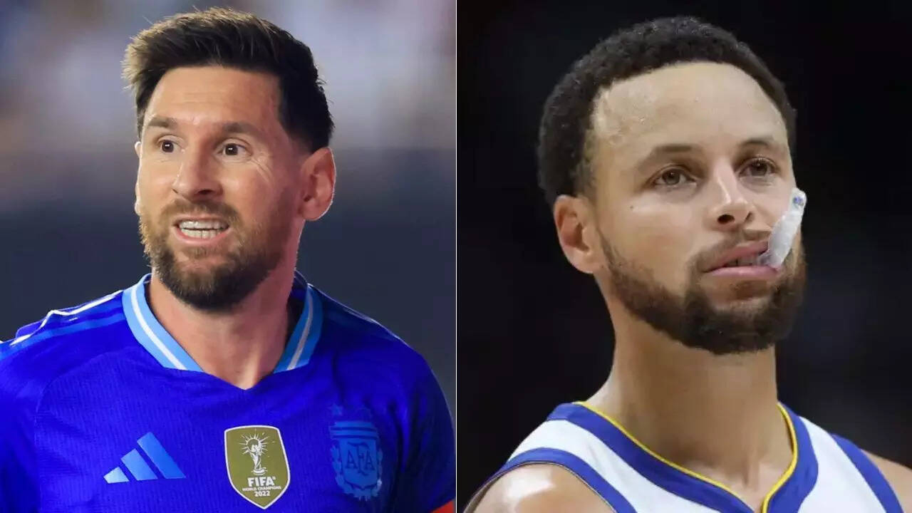 Lionel Messi honors Stephen Curry as Golden State Warriors celebrate ...