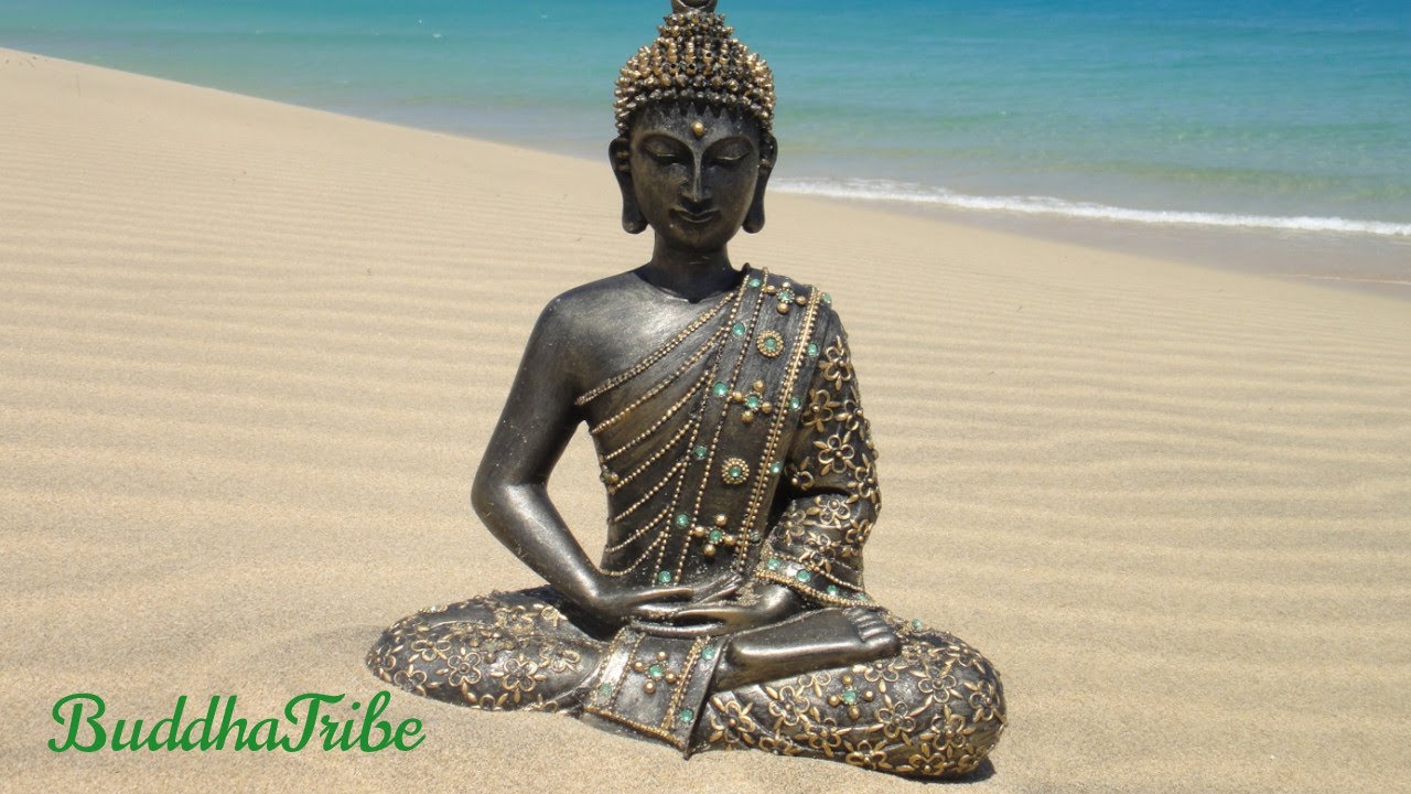 Tranquil Buddha meditation: Soothing waterfalls & serene reflections ...