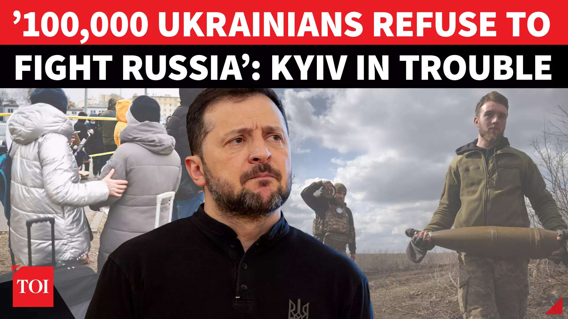 Ukraine In Crisis: 100,000 Young Men Flee Conscription | Major Boost ...