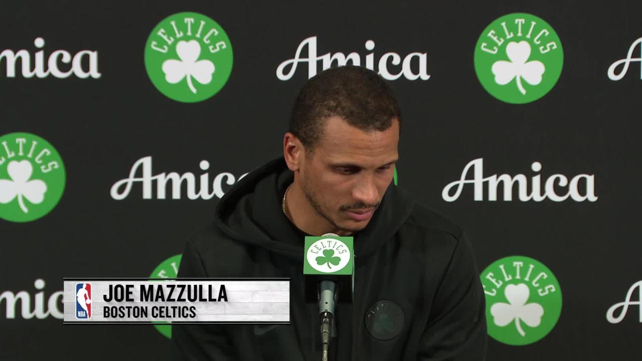 BOS 125, CLE 105: Celtics coach Joe Mazzulla Postgame Media Availability
