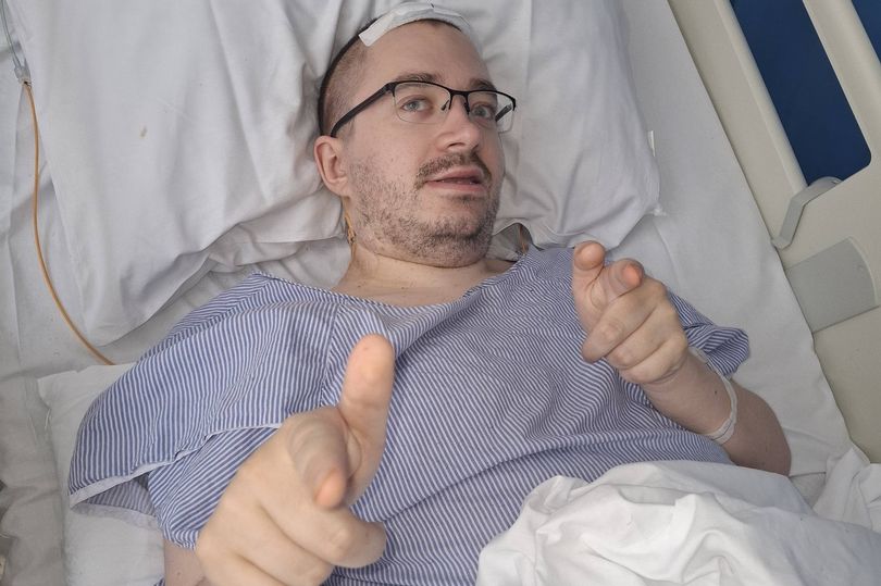 Man who had headache for two weeks has now had 10 operations