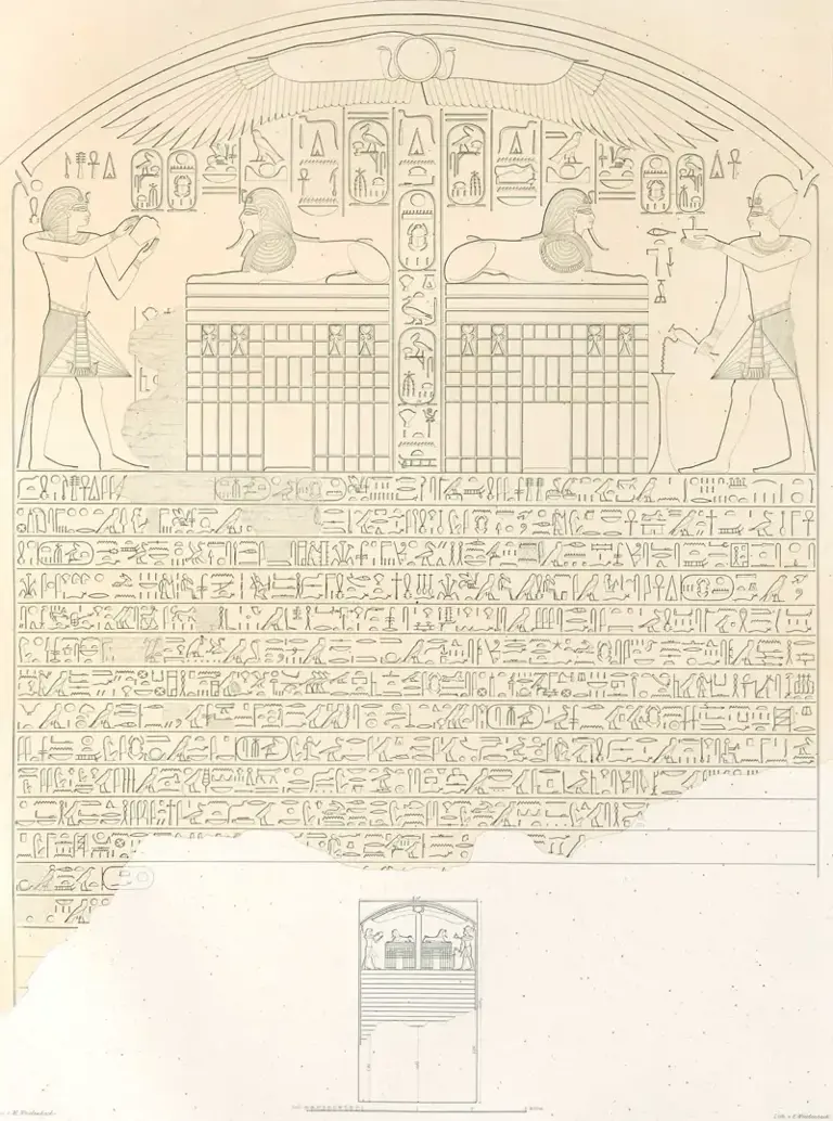 L'enigmatica stele del Sogno eretta davanti alla Grande Sfinge