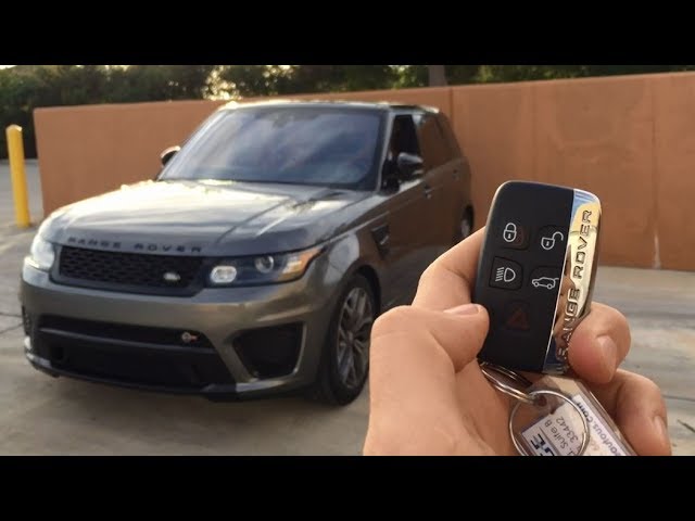 Range Rover Sport SVR 2017 - encendido
