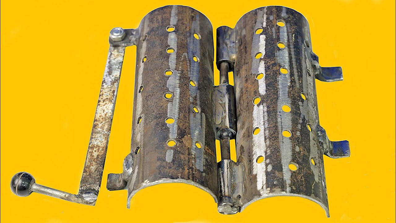 Homemade fuel briquettes - do it yourself with this self-made press