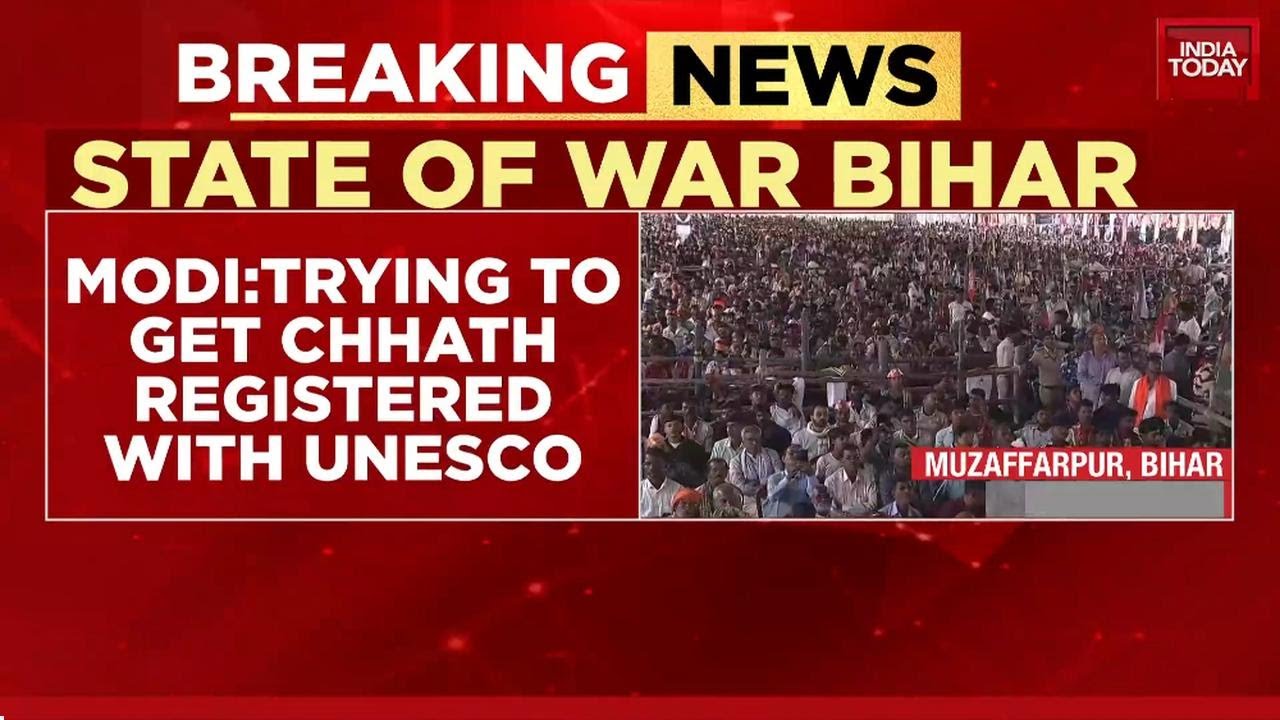 PM Modi's Big Bihar Pitch: Chhath Puja For UNESCO World Heritage Tag!
