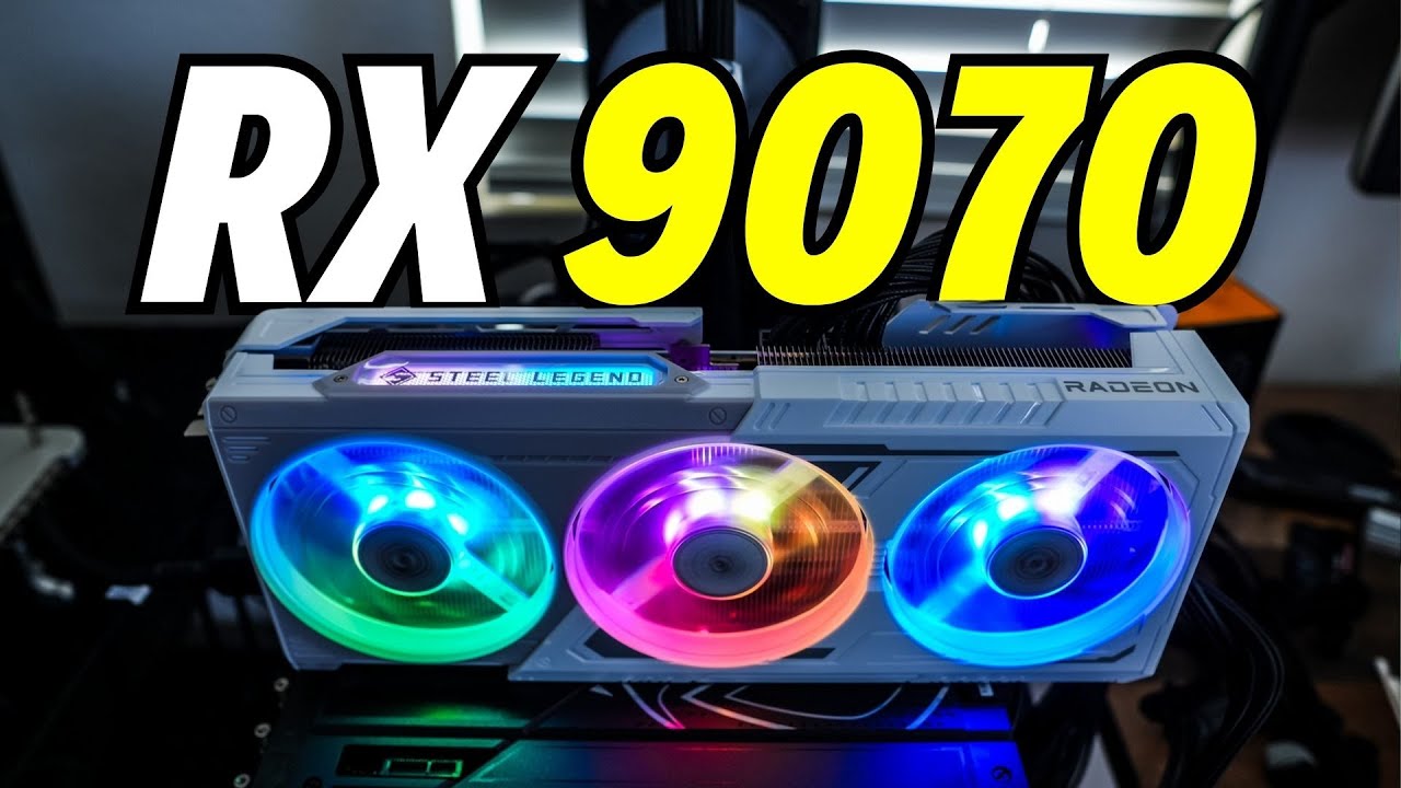 ASRock Radeon RX 9070 Steel Legend OC graphics card review