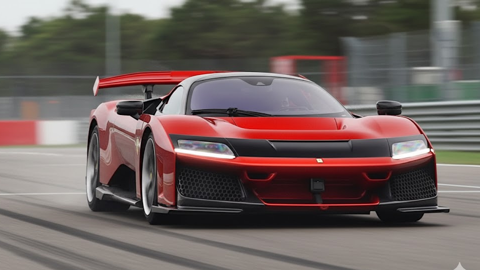 Ferrari F80 Hypercar Start Up and Acceleration Sound