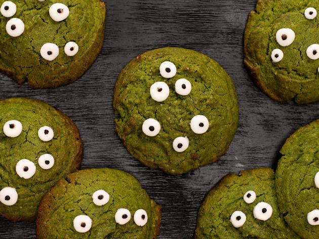 Monster-Matcha-Cookies: süß und schaurige Leckerei für Halloween
