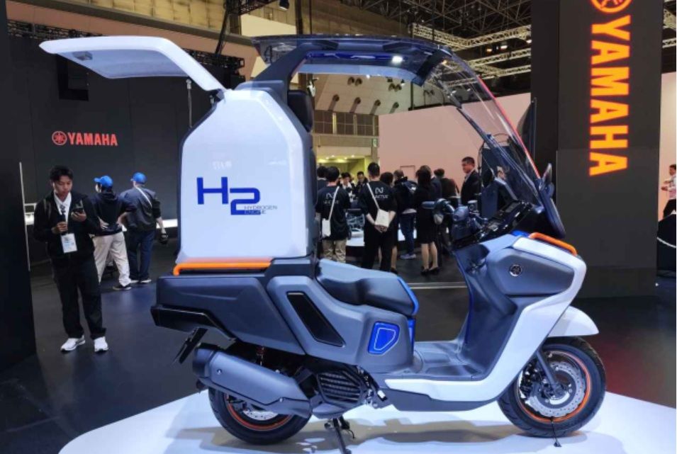 Yamaha H2 Buddy Porter Skutik Bertenaga Hidrogen, Bisa Lari Sejauh 100 Km