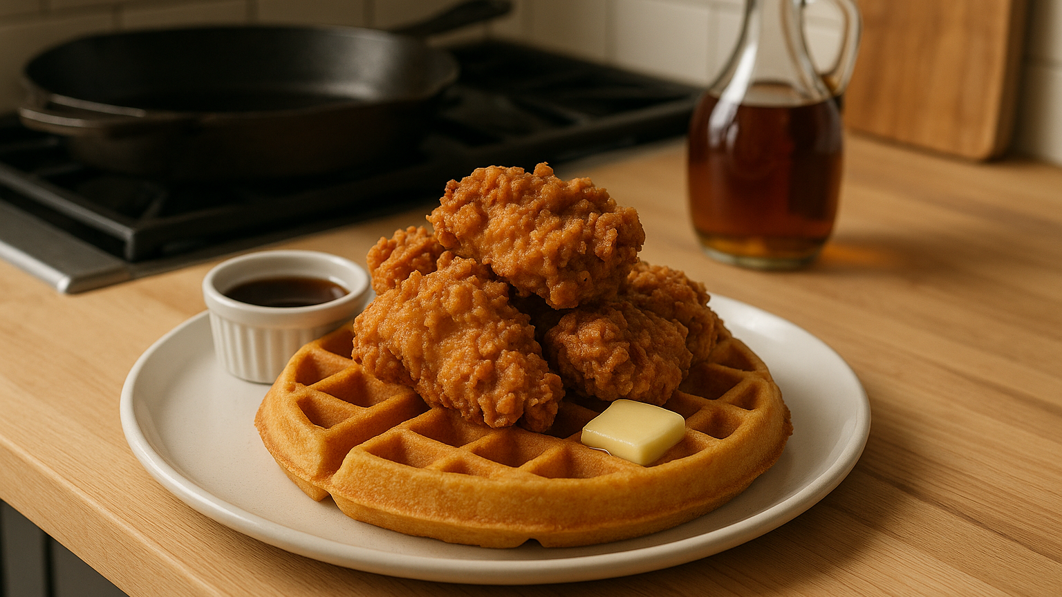 Chicken & Waffles Like You’ve Never Seen