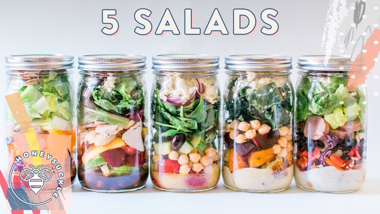 5 Easy Mason Jar Salad Recipes