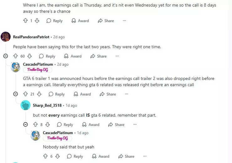 GTA 6 Trailer 3 to drop with Take-Two's November earnings call? Fans ...