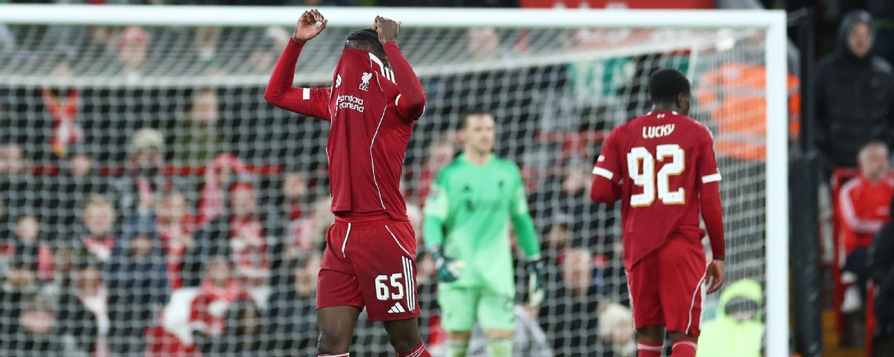 Liverpool's Amara Nallo has two red cards in 16 mins, Virgil van Dijk ...