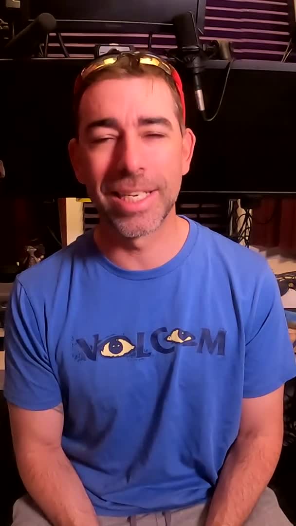 Lessons in eye contact from a blind guy #shorts