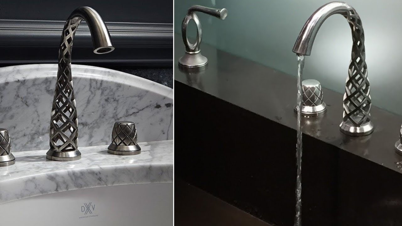 3D-printed faucet makes water appear out of thin air